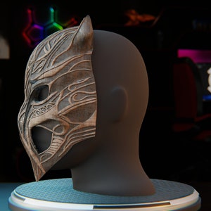 Wooden Druid Mask_ STL FILE for 3D Printштп - Etsy