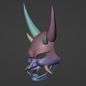 3D File of Xiao Mask From Genshin Impact - Etsy