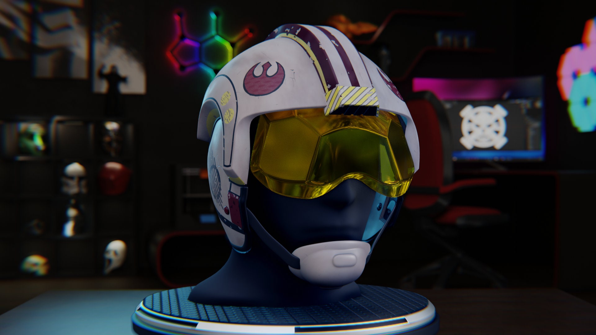 X-wing Helmet From Star Wars\stl FILE - Etsy