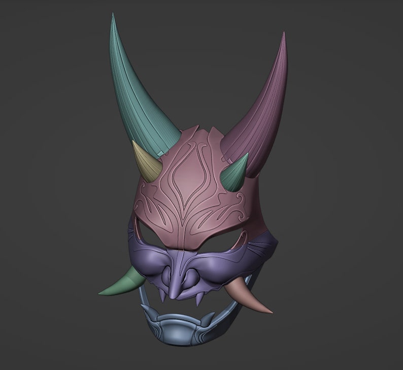 3D File of Xiao Mask From Genshin Impact - Etsy