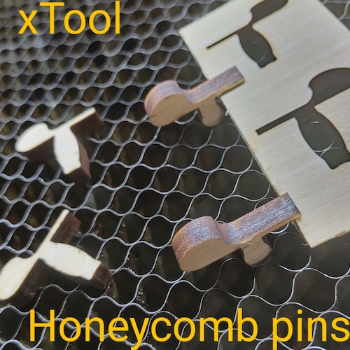 Xtool Honeycomb Pins SVG File. Use 1/4 Material to Make - Etsy