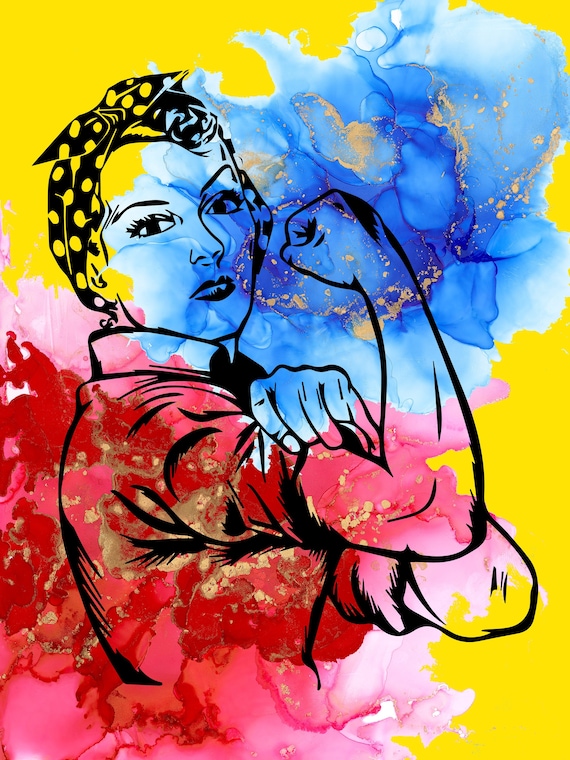 Rosie the Riveter Pop Art - Etsy