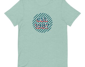 Est 1987 Shirt - Etsy