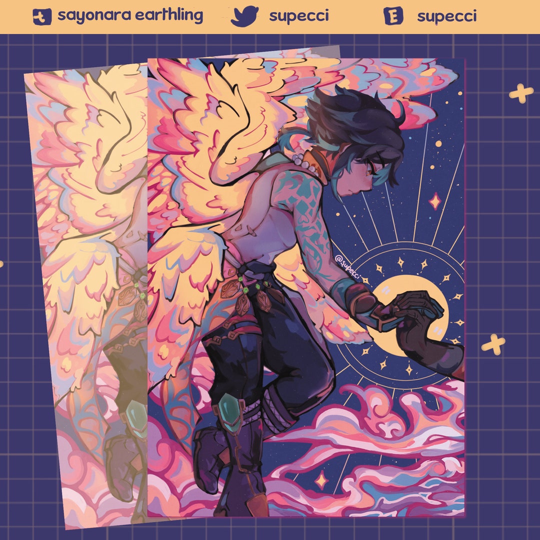 Genshin Impact 5x7 Xiao Print - Etsy