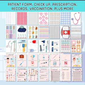 Doctor's Office Pretend Play Printable: Medical Role-play (PDF Pattern ...