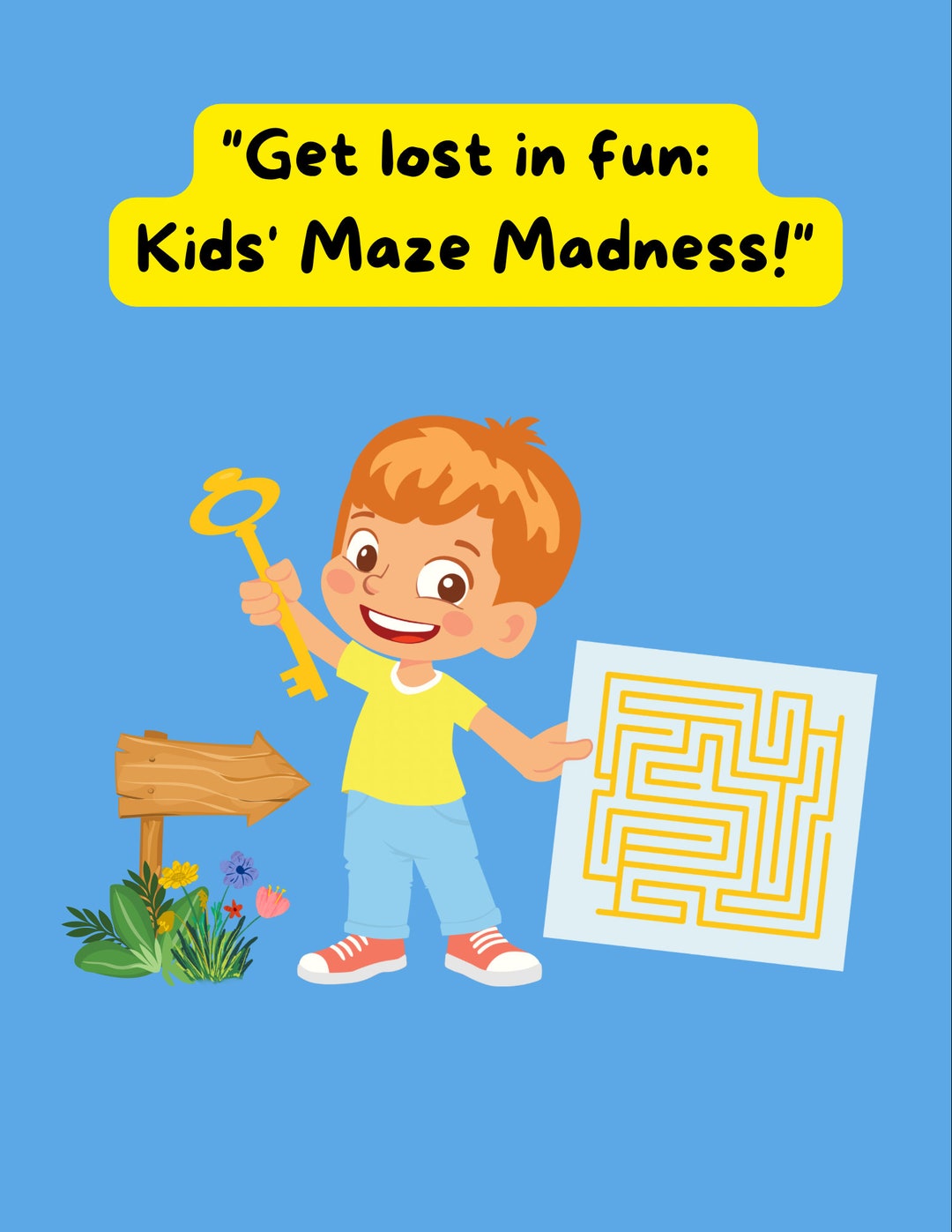 Get Lost in Fun: Kids’ Maze Madness | Kids Puzzles | Kids Mazes - Etsy
