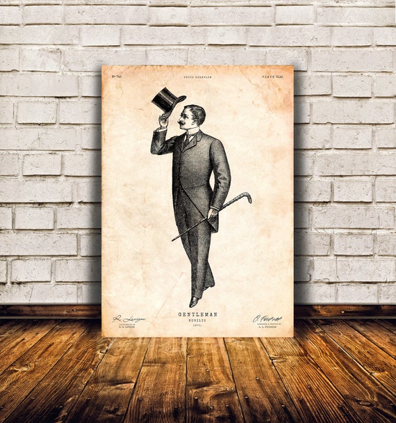 Vintage Gentleman Illustration
