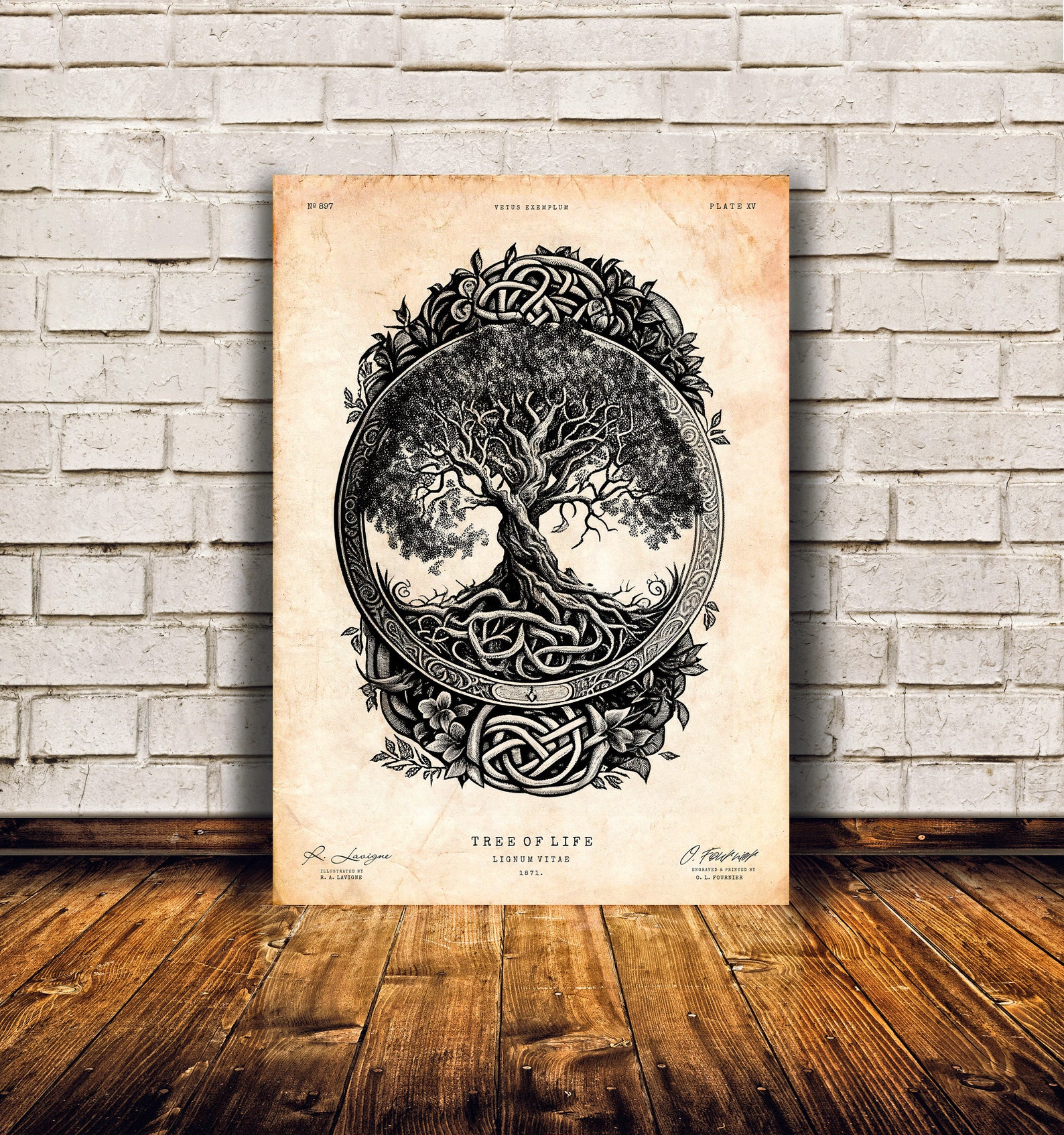 Tree of Life Art, Cottagecore Room Decor, Celtic Wall Art, Yggdrasil ...