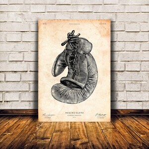 Boxing Poster, MMA Gift, Sport Wall Art, Gym Decor, Vintage Print - Etsy