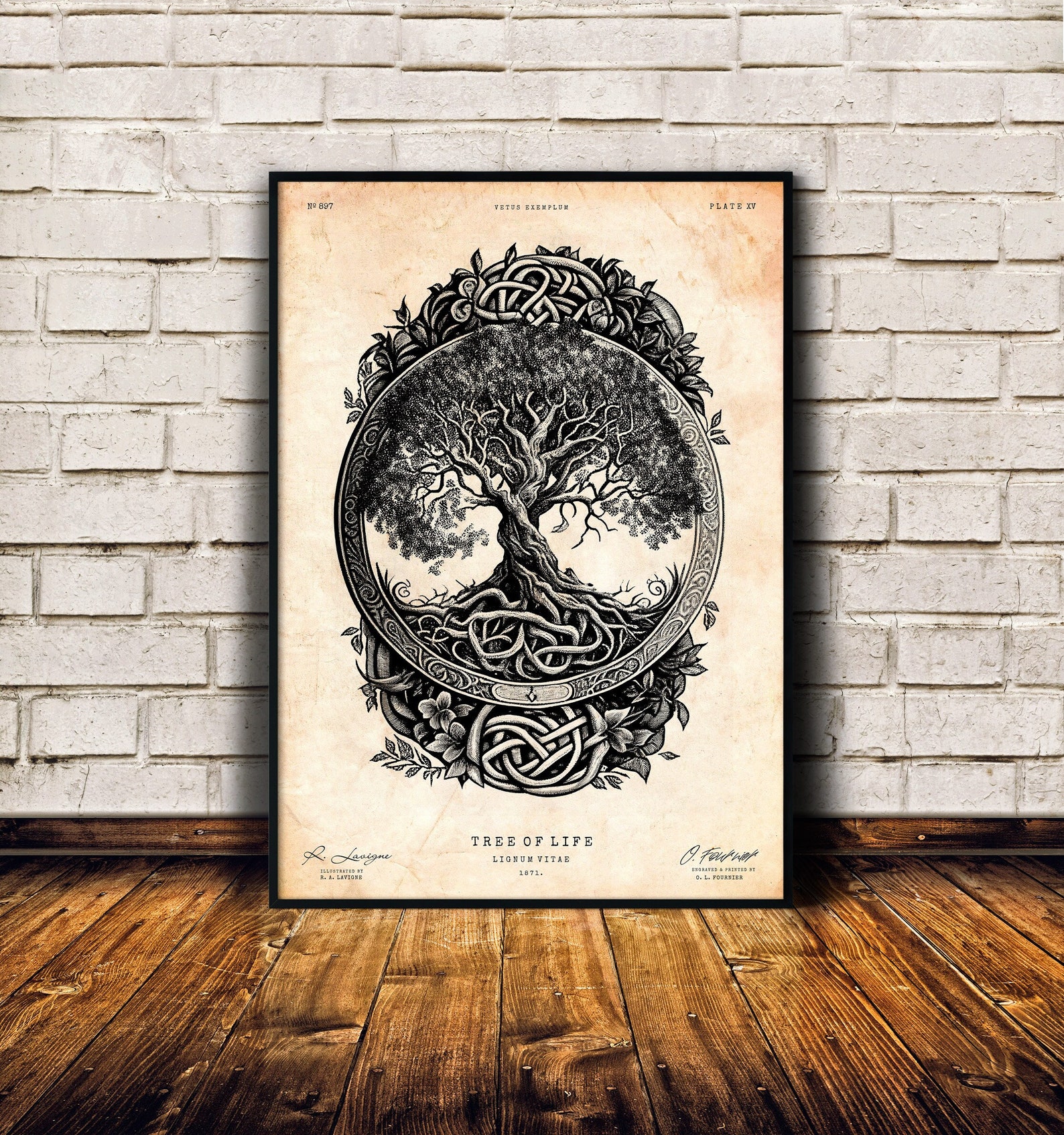 Tree of Life Art, Cottagecore Room Decor, Celtic Wall Art, Yggdrasil ...