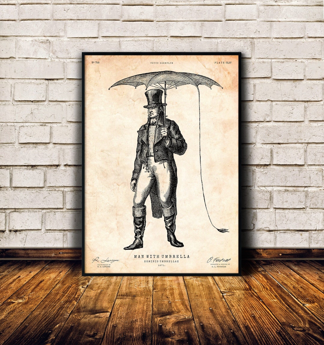 Victorian Print, Gentleman Art, Men Fashion Poster, Vintage ...