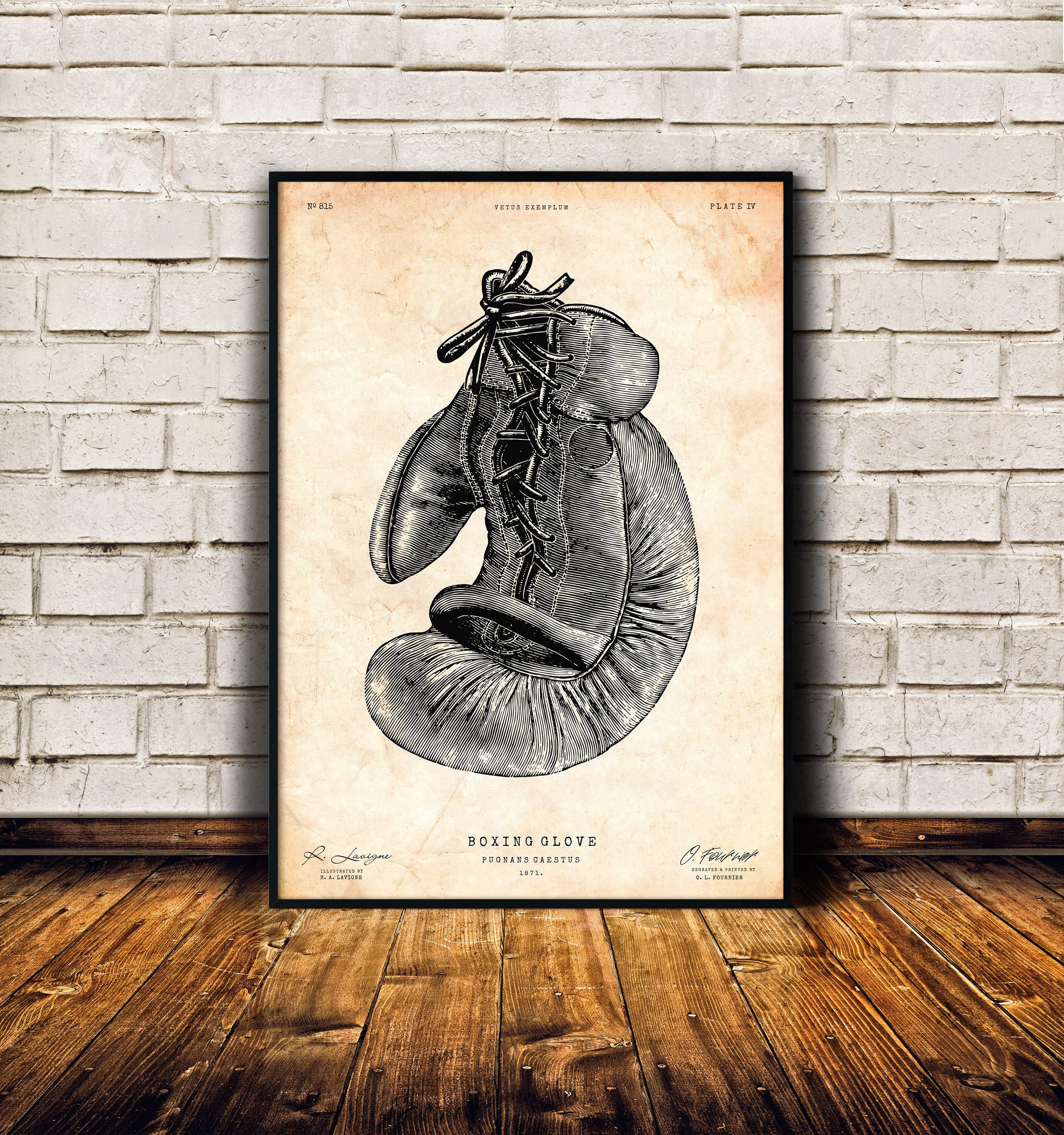 Boxing Poster, MMA Gift, Sport Wall Art, Gym Decor, Vintage Print - Etsy