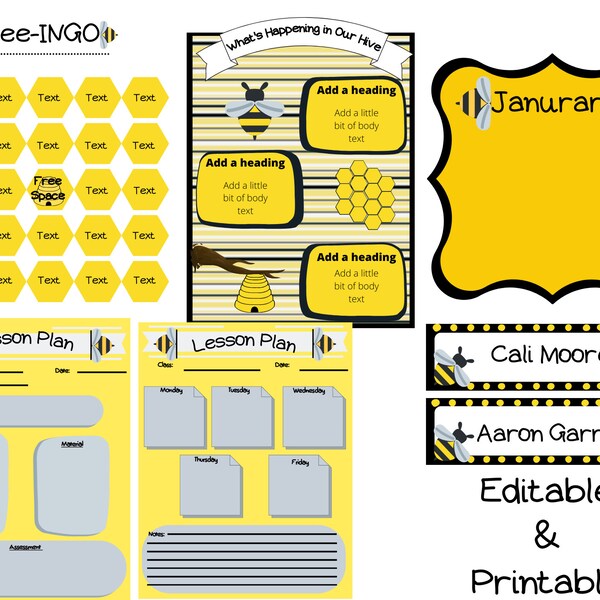 Bee Themed Classroom - Etsy
