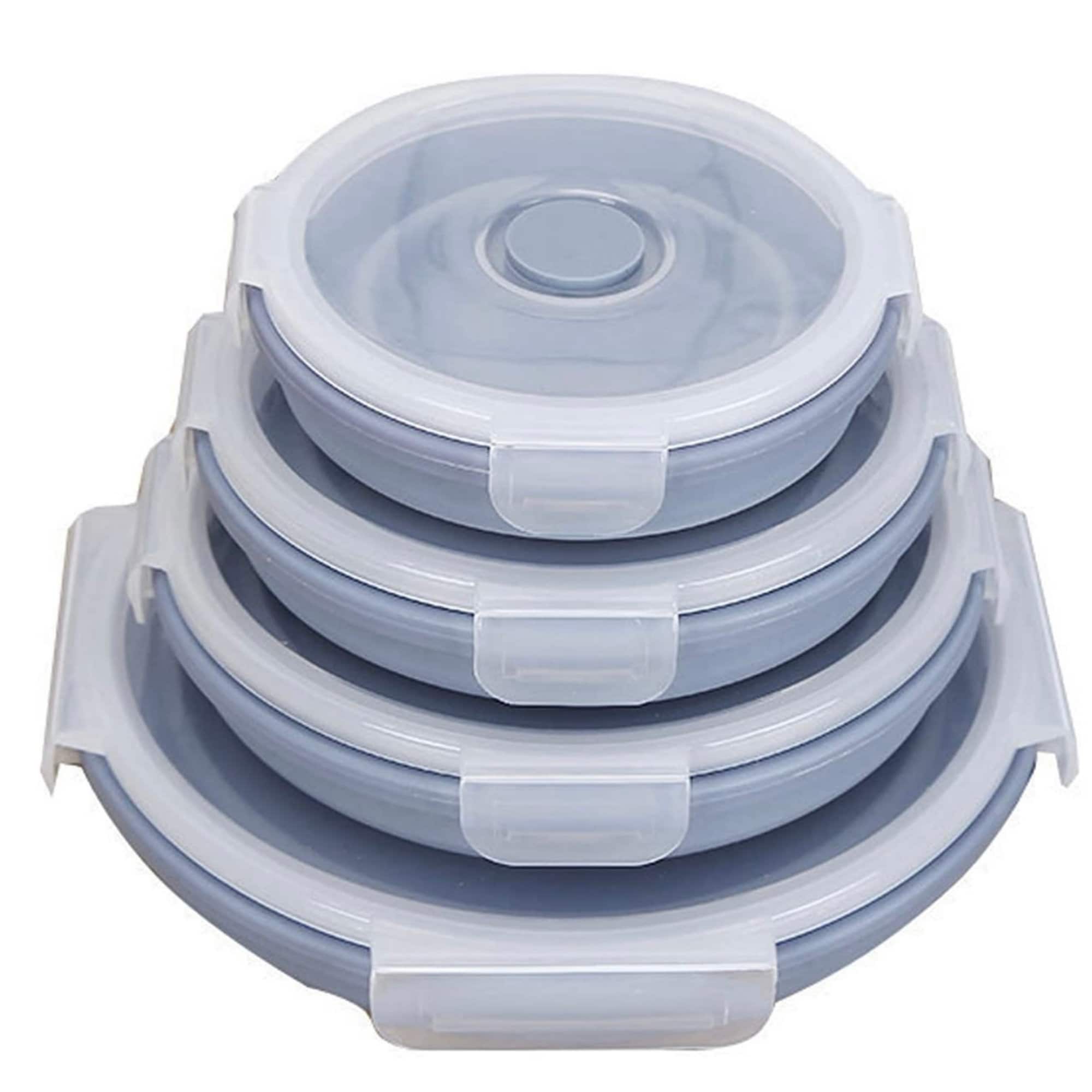 Collapsible Tupperware Food Container Bowl 4 Pack Fridge - Etsy