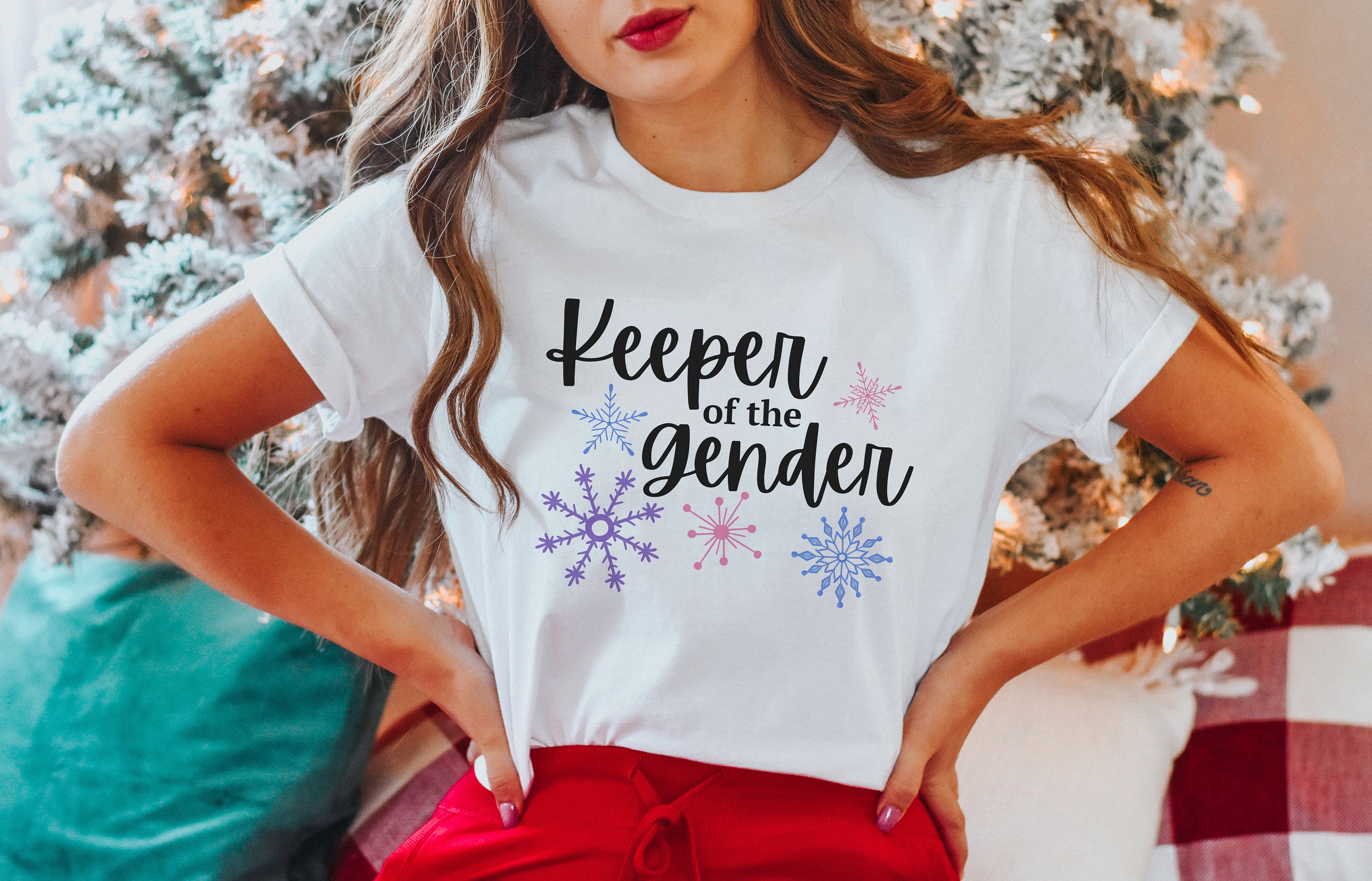 Winter Keeper of the Gender, Snowflakes Gender Reveal Party, Christmas ...