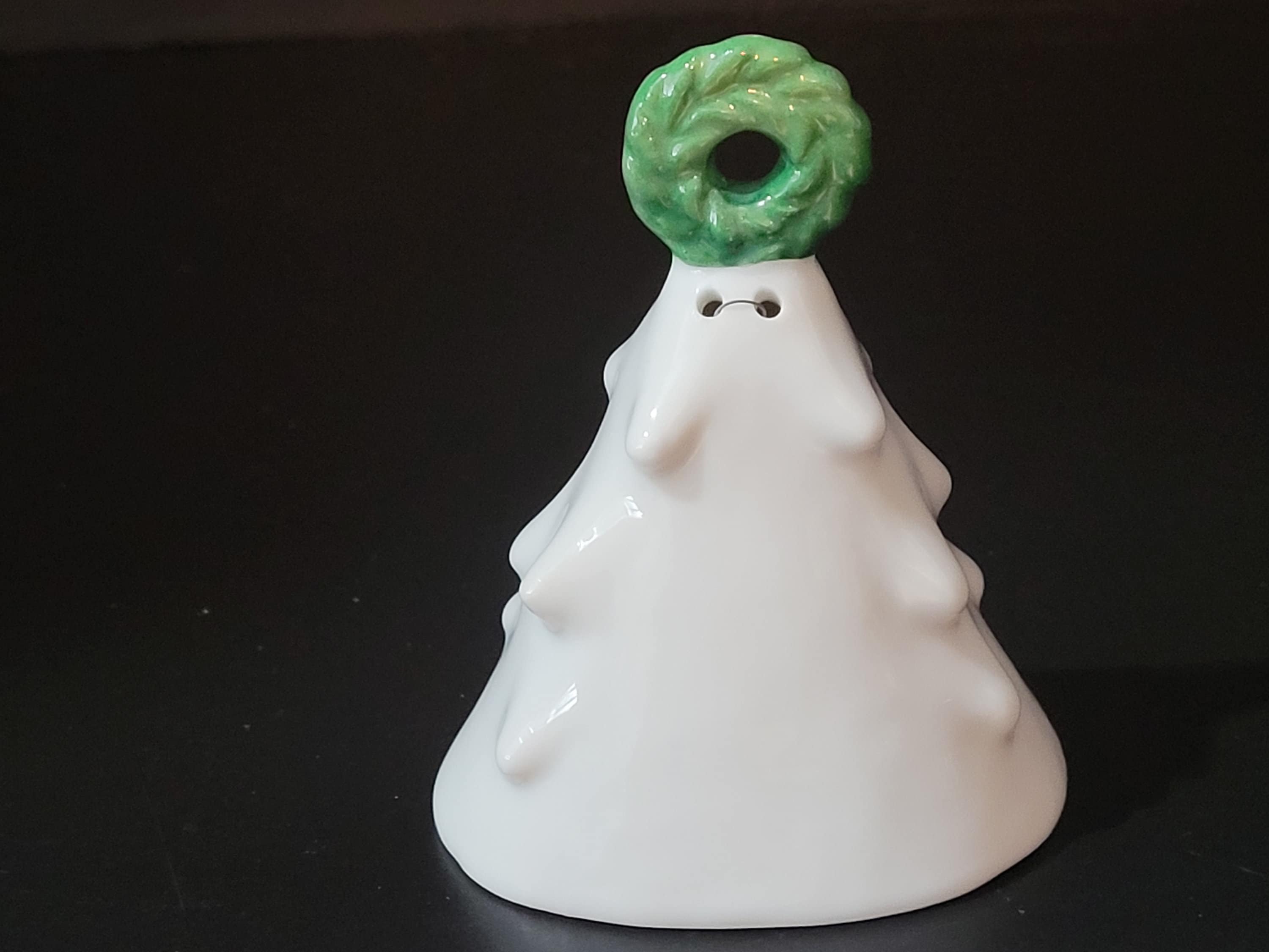 Lefton Ceramic Christmas Bell With Ceramic Clapper Made in Japan ...