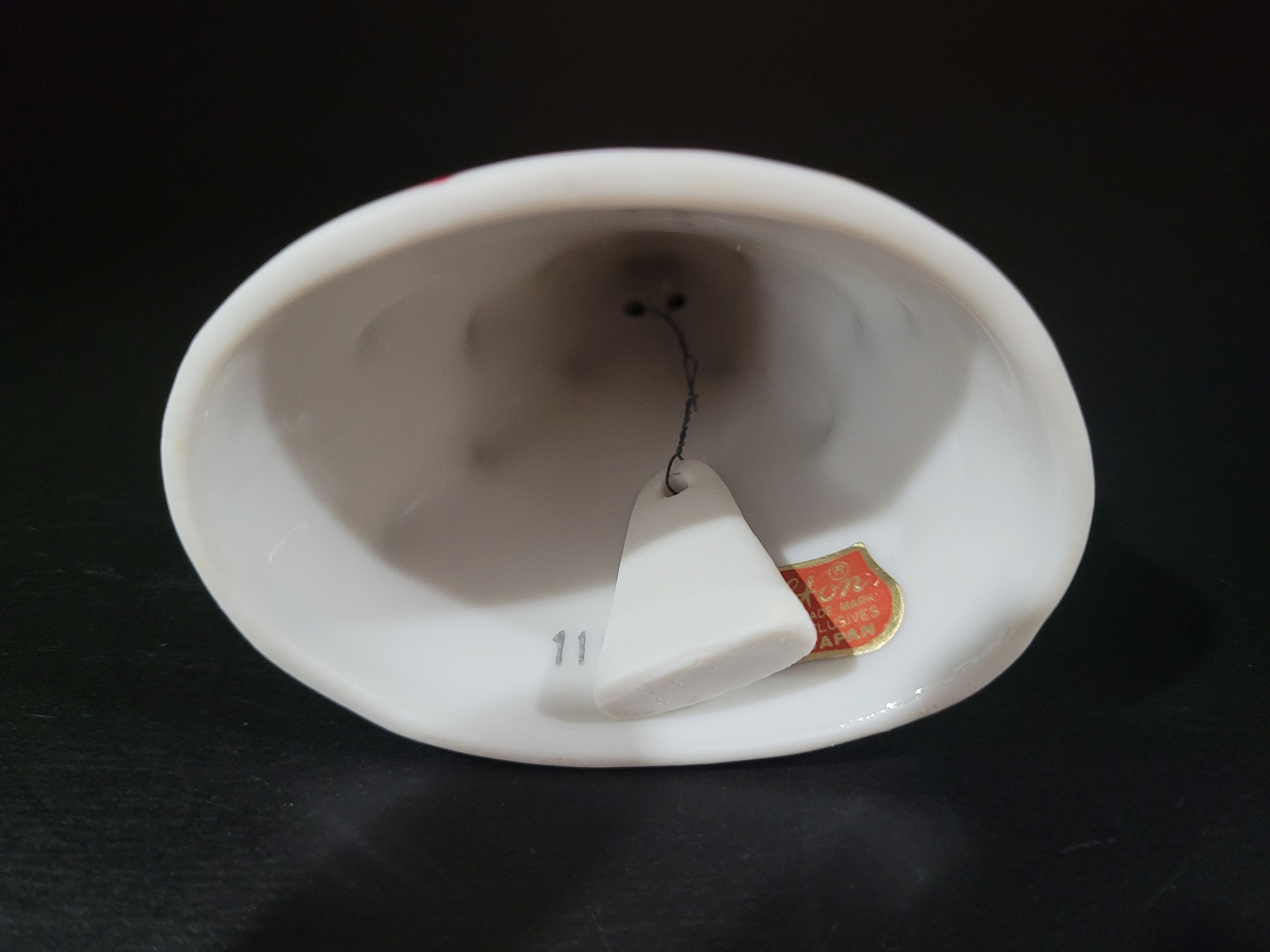 Lefton Ceramic Christmas Bell With Ceramic Clapper Made in Japan ...