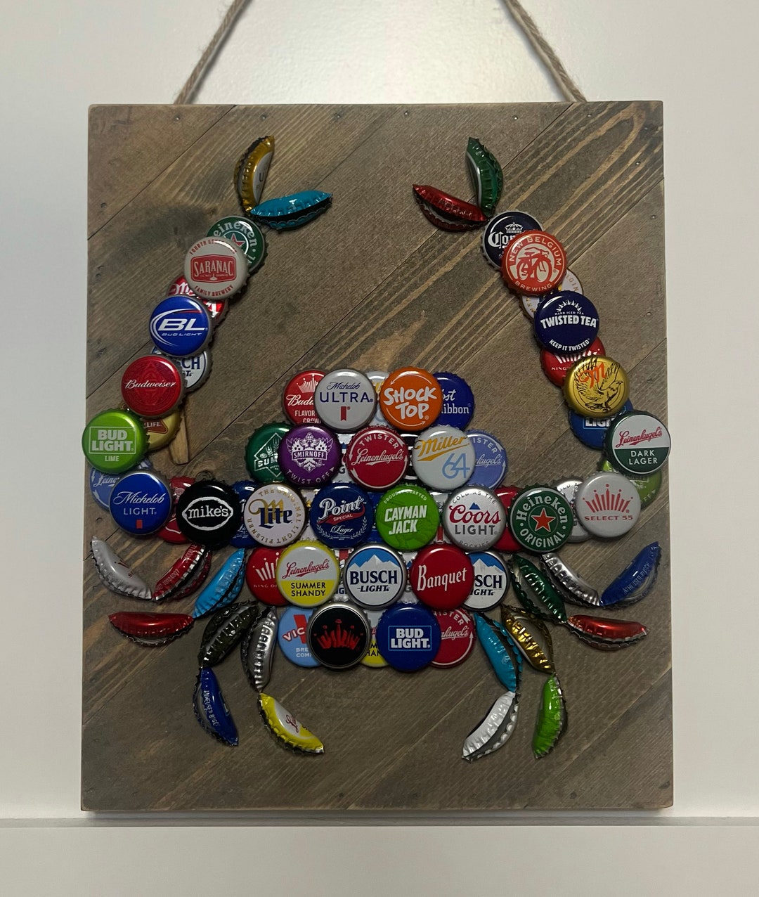 BEER CRAB Bottle Cap Crab Handmade Made From Recycled Materials - Etsy