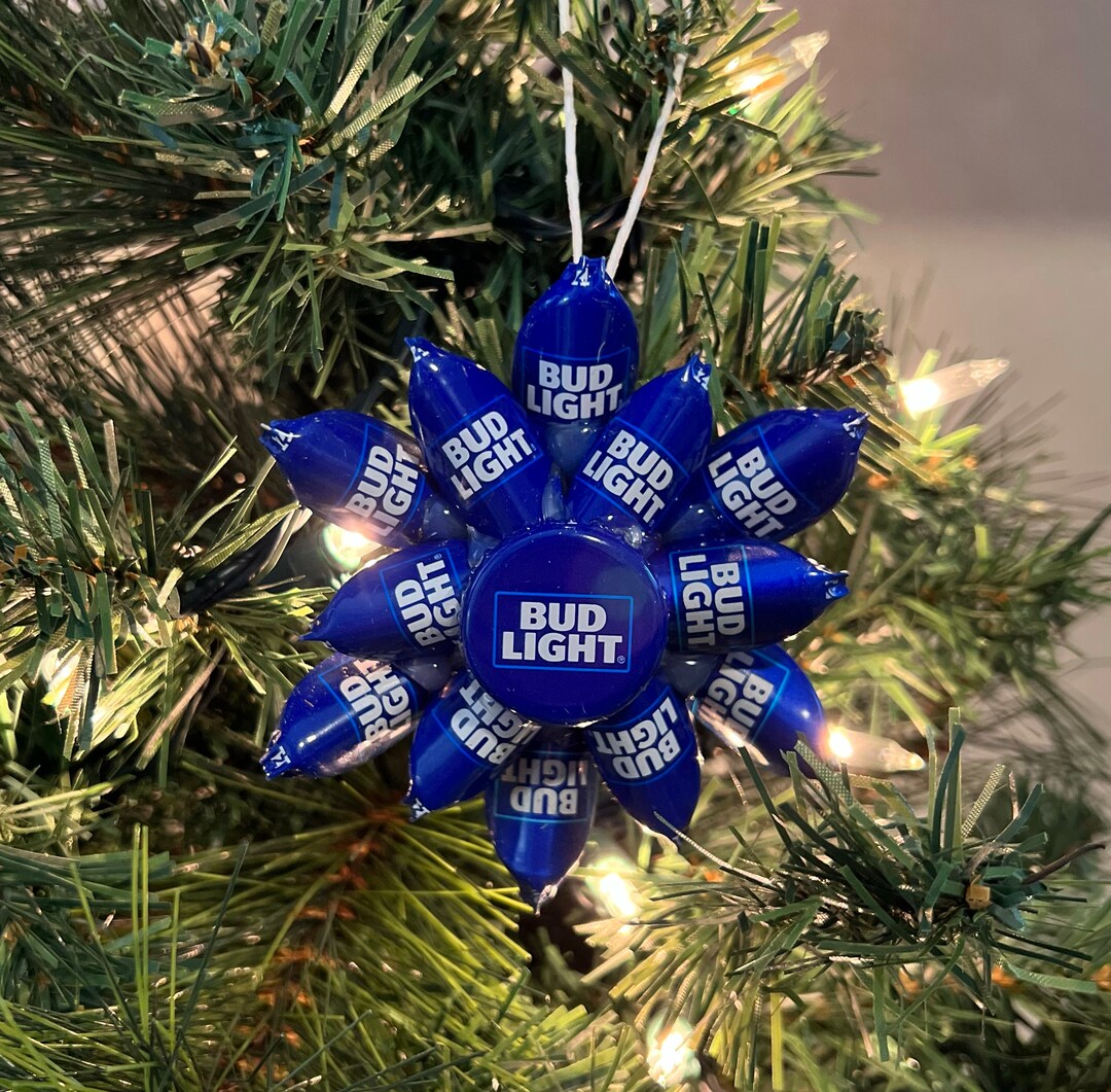 BUD LIGHT Christmas Tree Ornament - Etsy