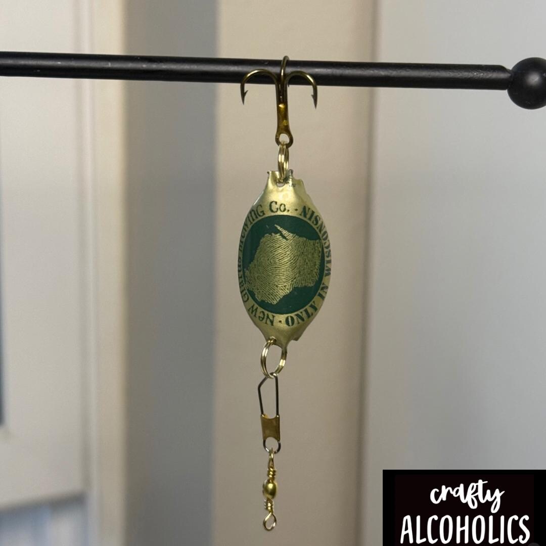 New Glarus SPOTTED COW Lure | Handmade | Wisconsin Beer - Etsy