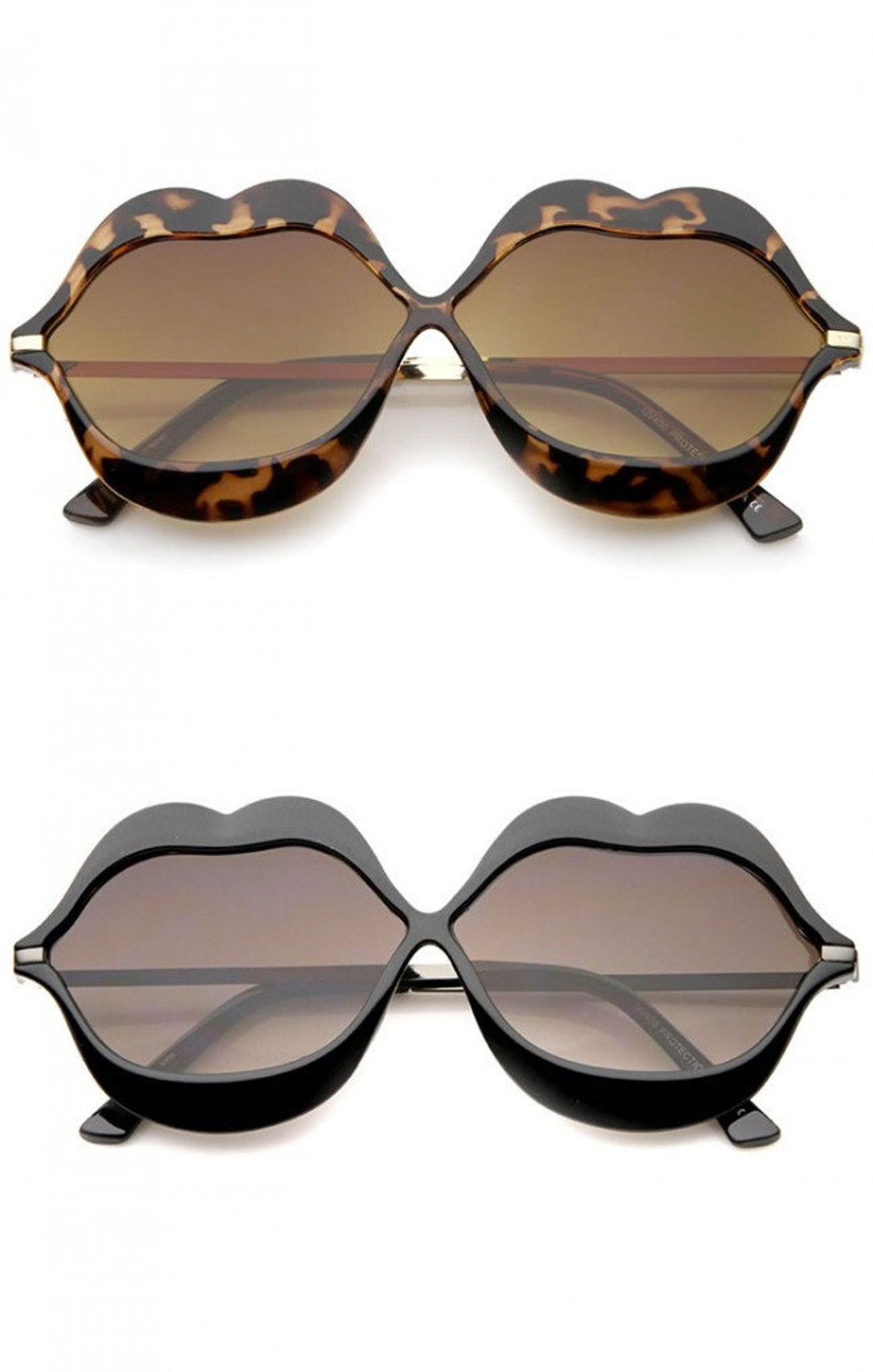 Oversize Lip Shape Frame Metal - Etsy