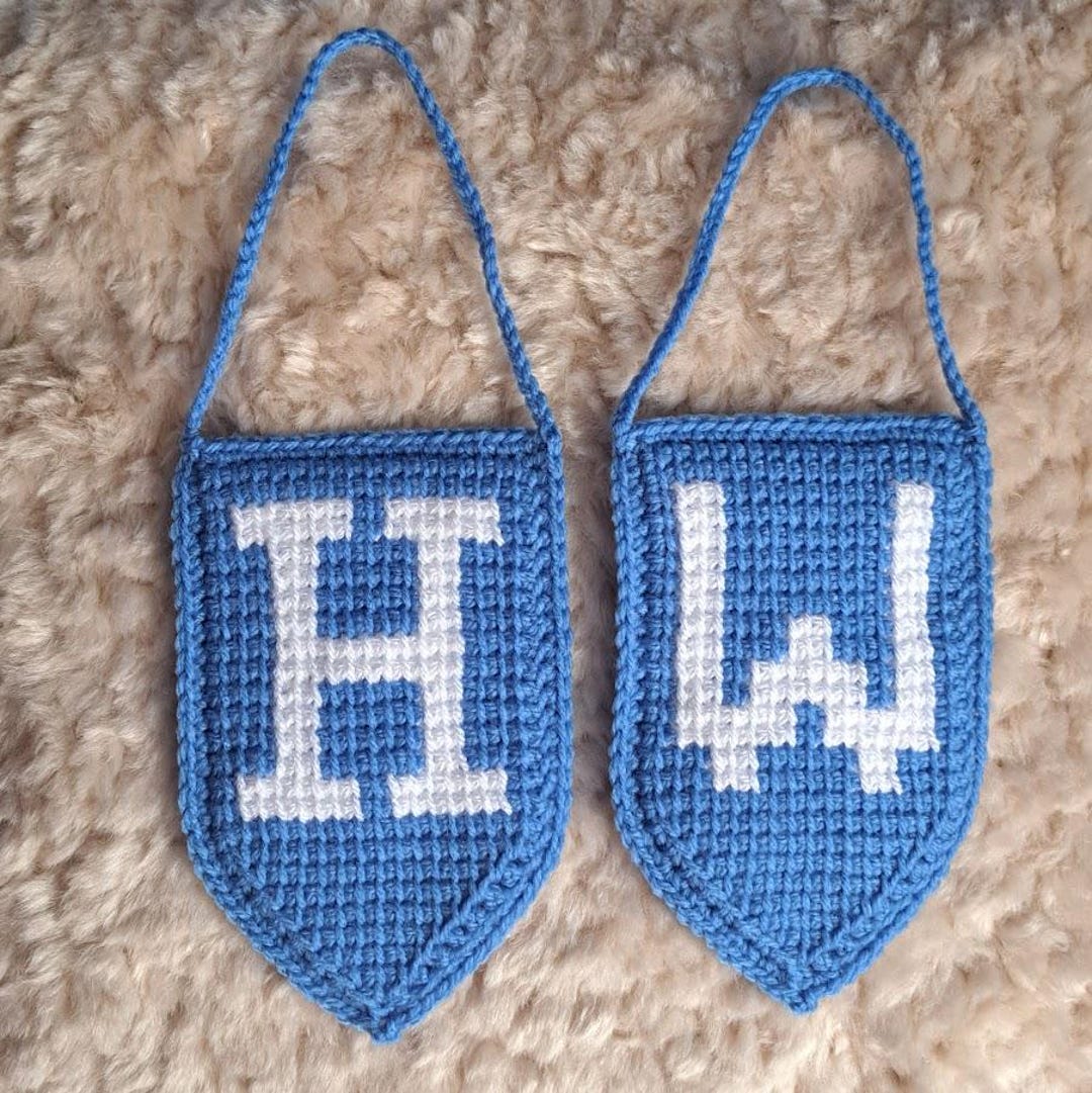 Personalised Crochet Letter Hanger - Etsy