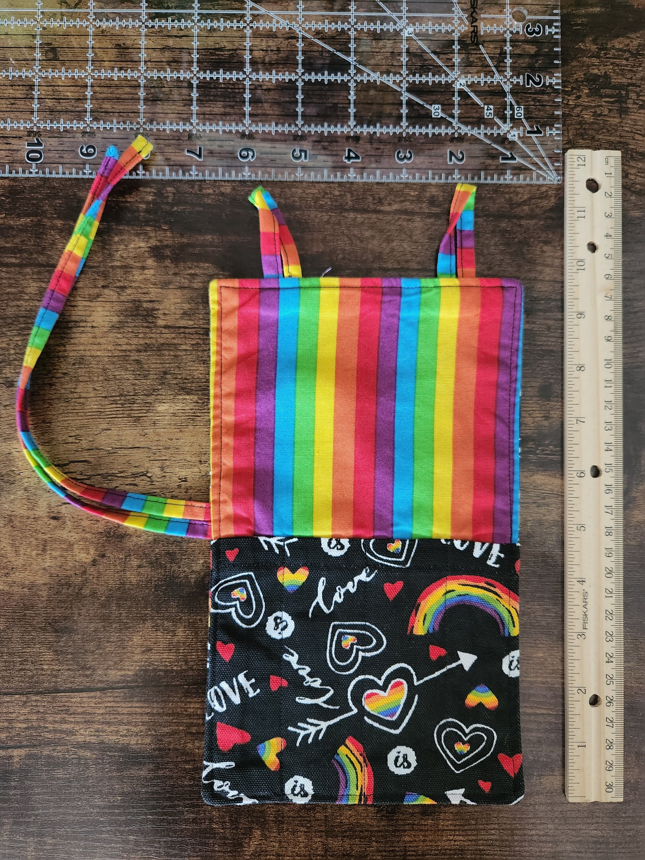Rainbow Pride Roll-up Pouches Organized Storage Wrap for Pens, Pencils ...
