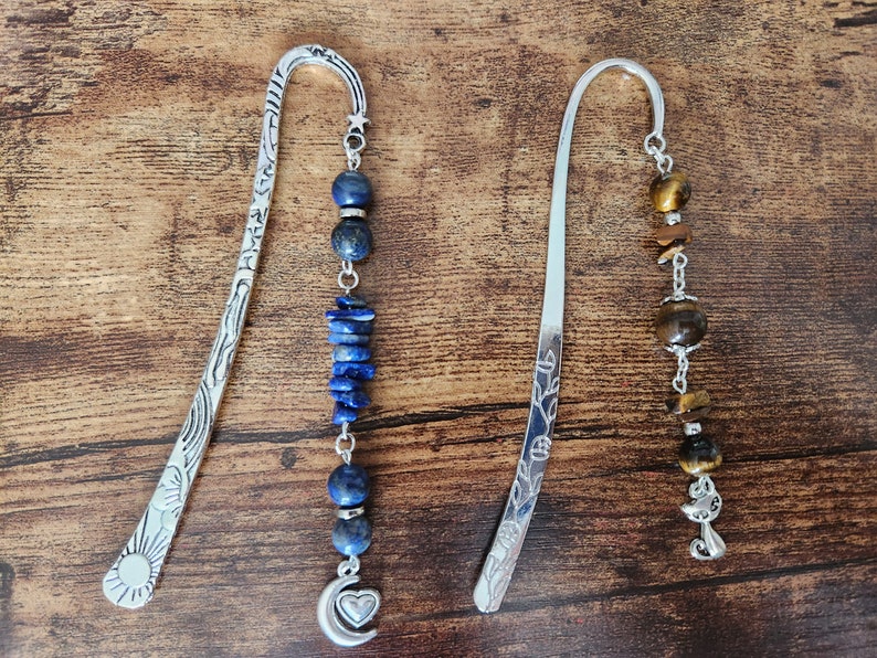 Gemstone Shepherd's Hook Bookmarks - Etsy