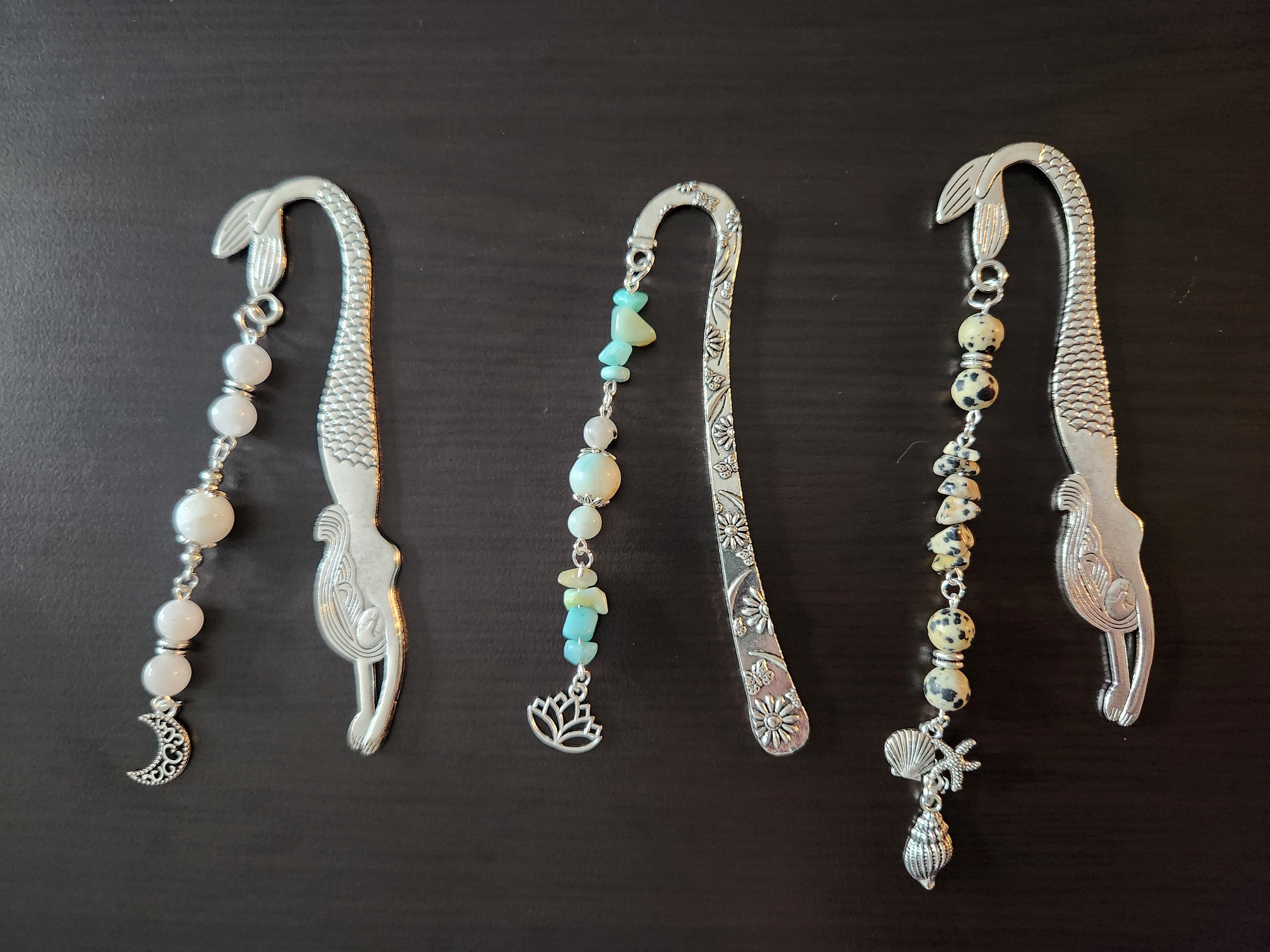 Gemstone Shepherd's Hook Bookmarks - Etsy