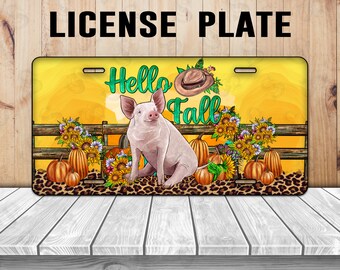 Hello License Plate - Etsy