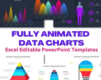 Excel Data Charts - Etsy