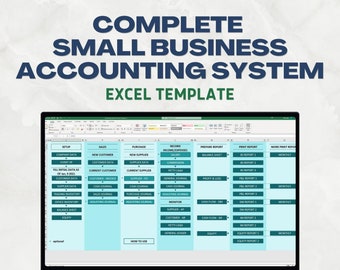 Small Business Bookkeeping Template Excel Small Business Spreadsheet ...