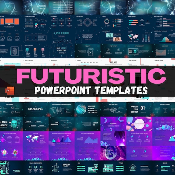 Modern Powerpoint - Etsy