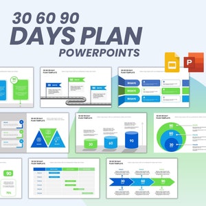 30 60 90 Day Chart Powerpoint Fully Editable Templates 30 60 90 Day ...