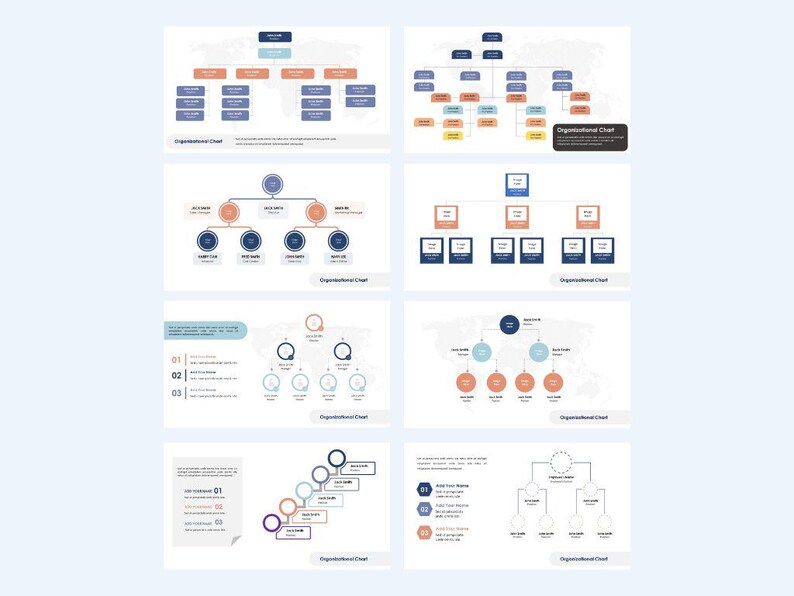 Organizational Chart Google Slide Fully Editable Templates ...