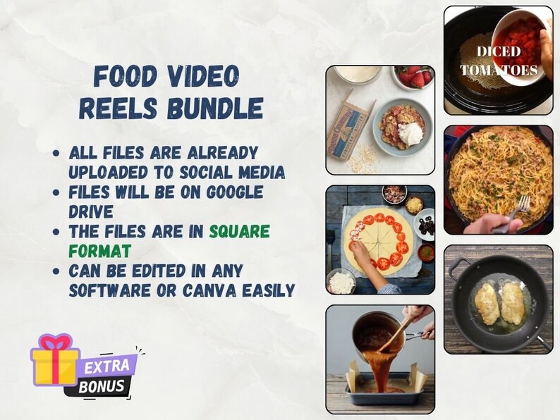 1500 Food Videos Cooking Reel Templates Food Reels Instagram Templates ...
