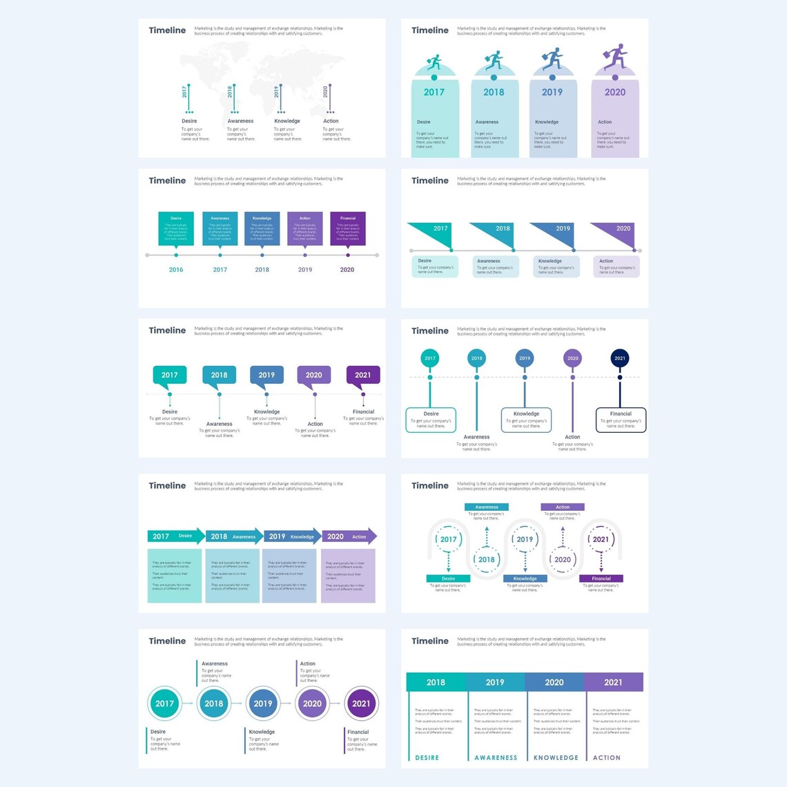 Timeline Powerpoint Fully Editable Templates | Timeline Chart ...
