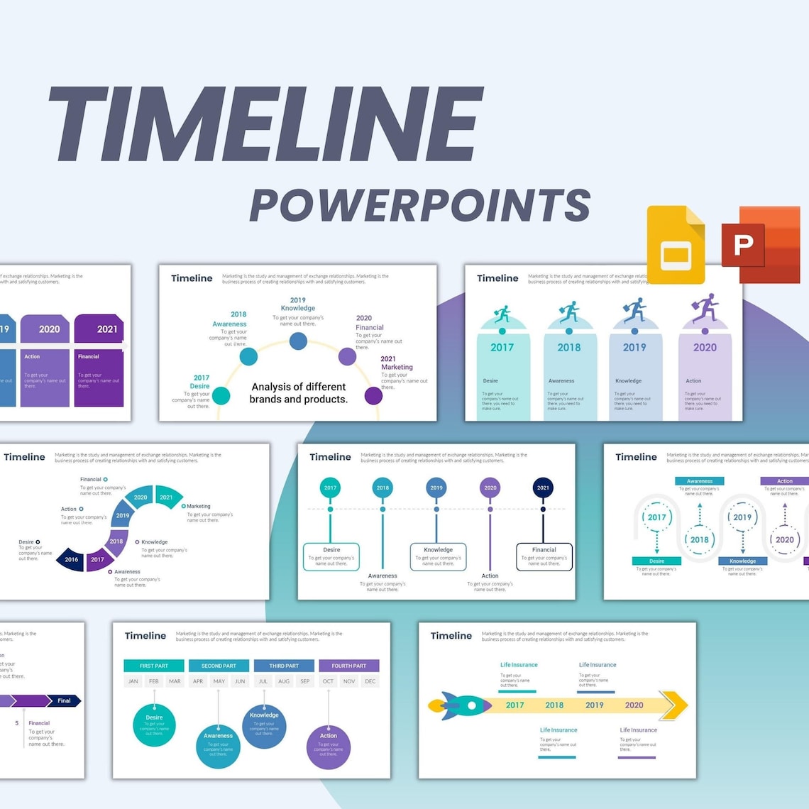 Timeline Powerpoint Fully Editable Templates | Timeline Chart ...