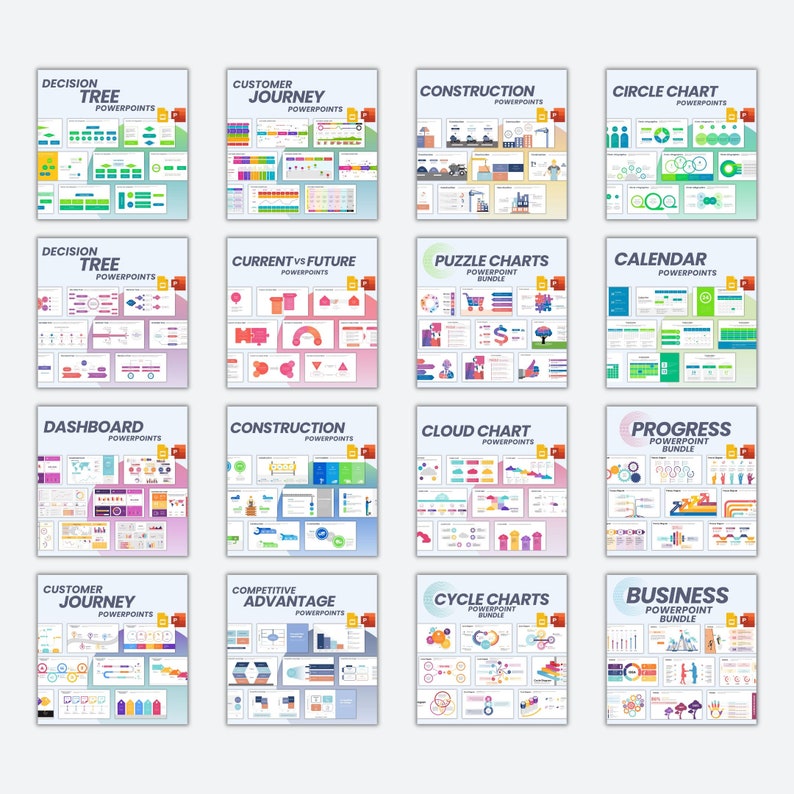 2500+ Powerpoint Templates | Infographics Presentation Bundle - Etsy Canada