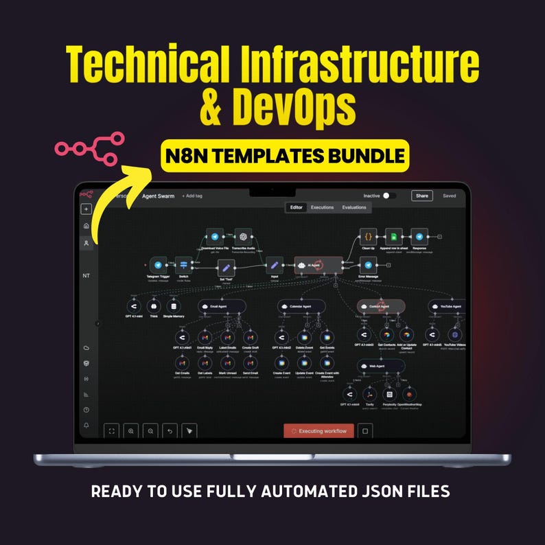 N8N Automation Templates | Devops Workflows Bundle (JSON) - Etsy
