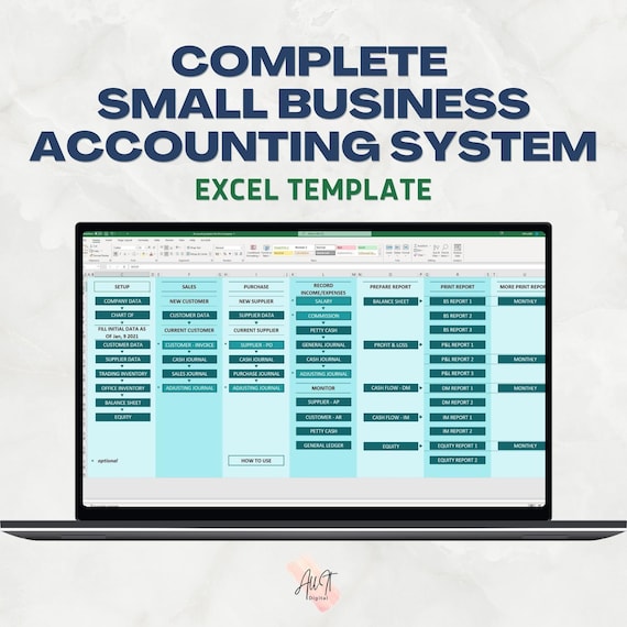 Excel Accounting System Template