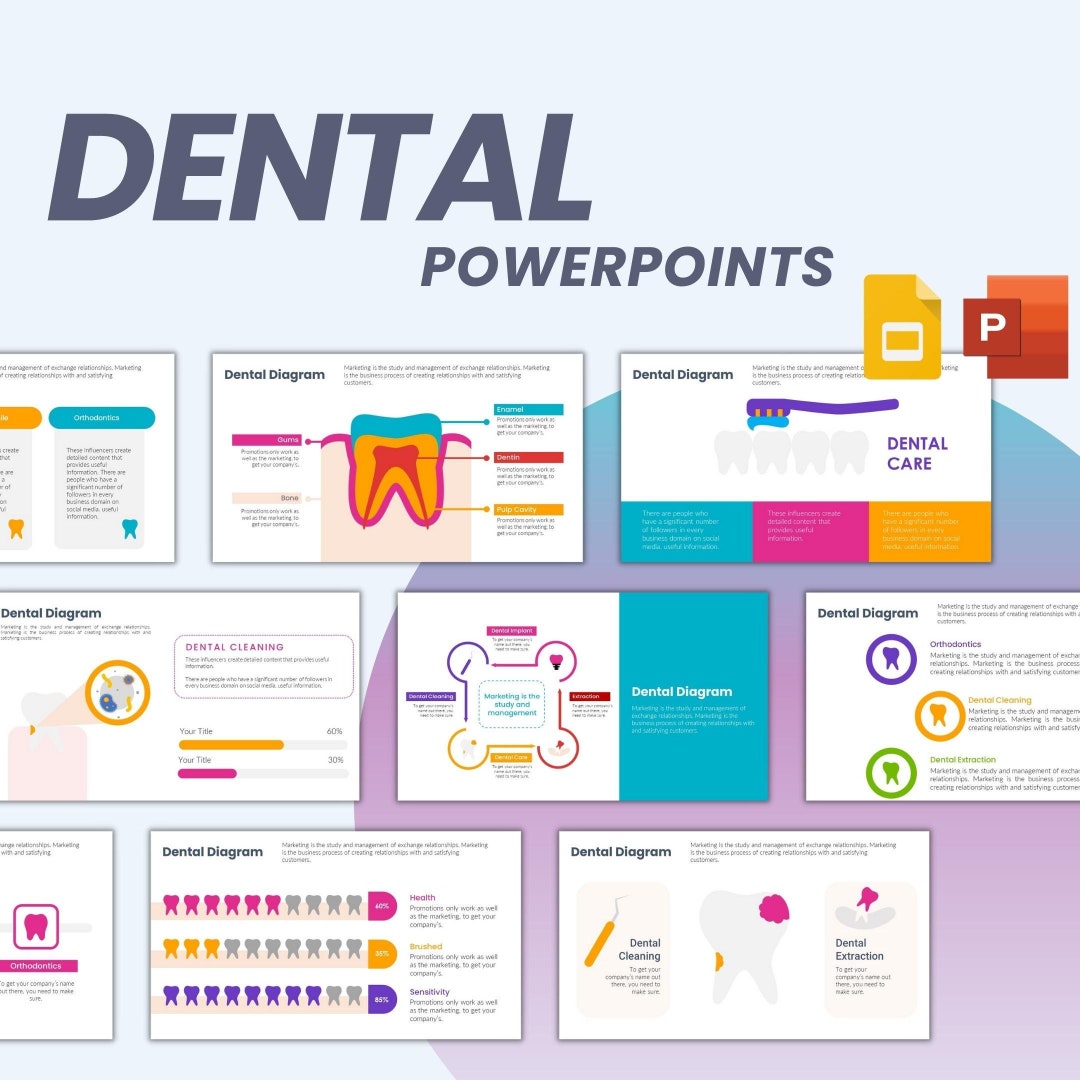 Dental Powerpoint Fully Editable Templates | Dental Infographics ...