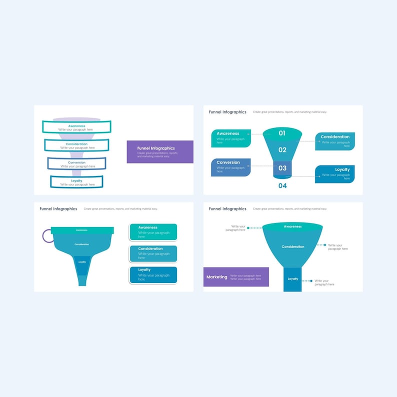 Funnel Charts Powerpoint Fully Editable Templates | Funnel Infographic ...