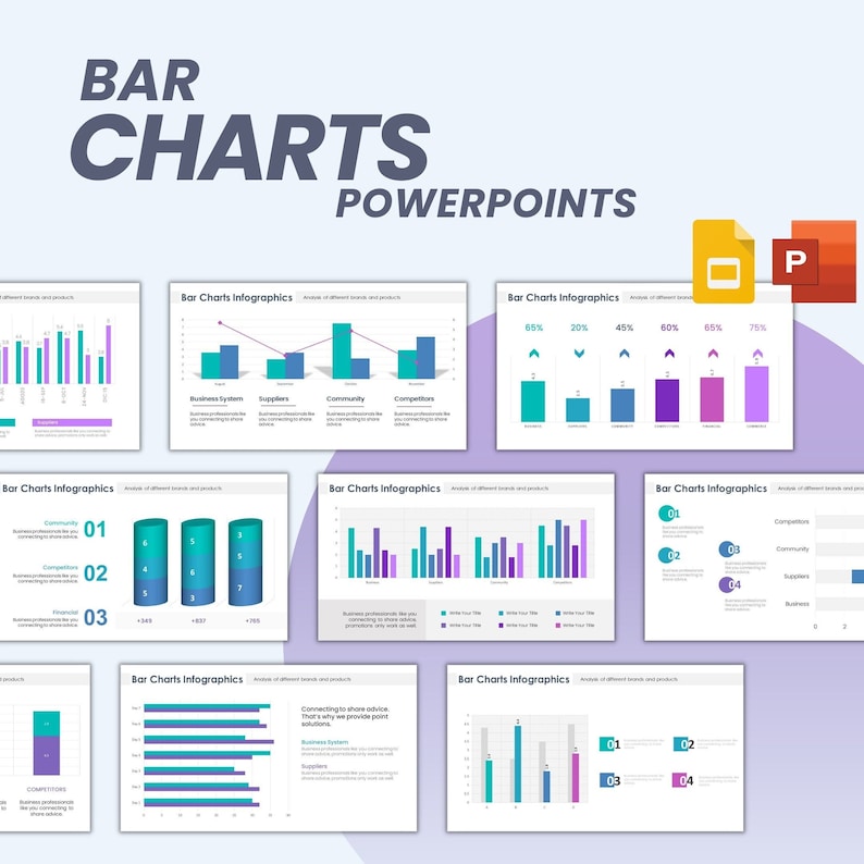 Bar Chart Powerpoint Fully Editable Templates | Bar Charts Powerpoint ...