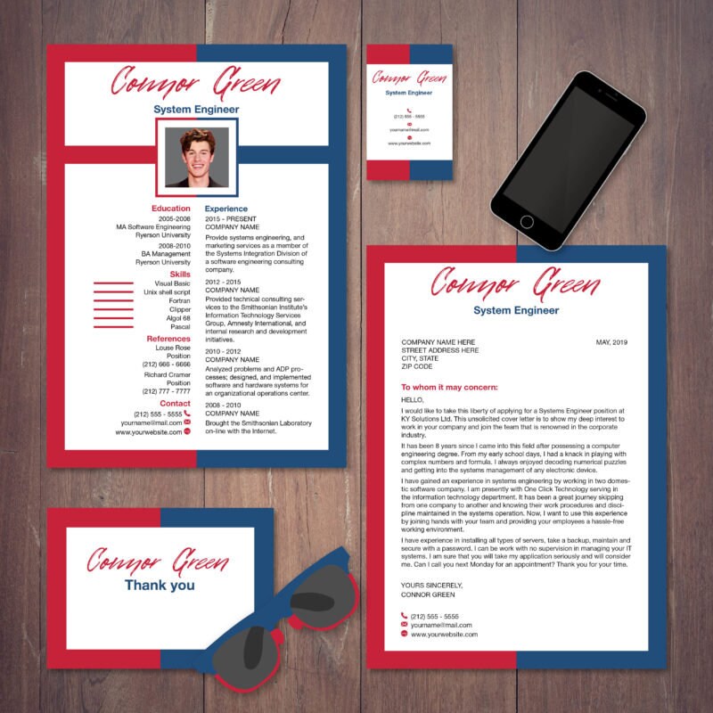Resume Template Collection Modern Resume Template - Etsy