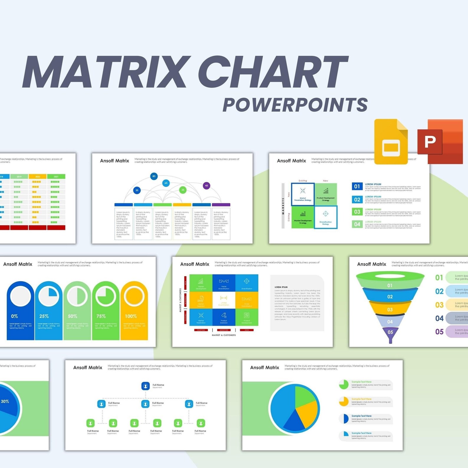 Matrix Powerpoint Fully Editable Templates Matrix Charts Powerpoint ...