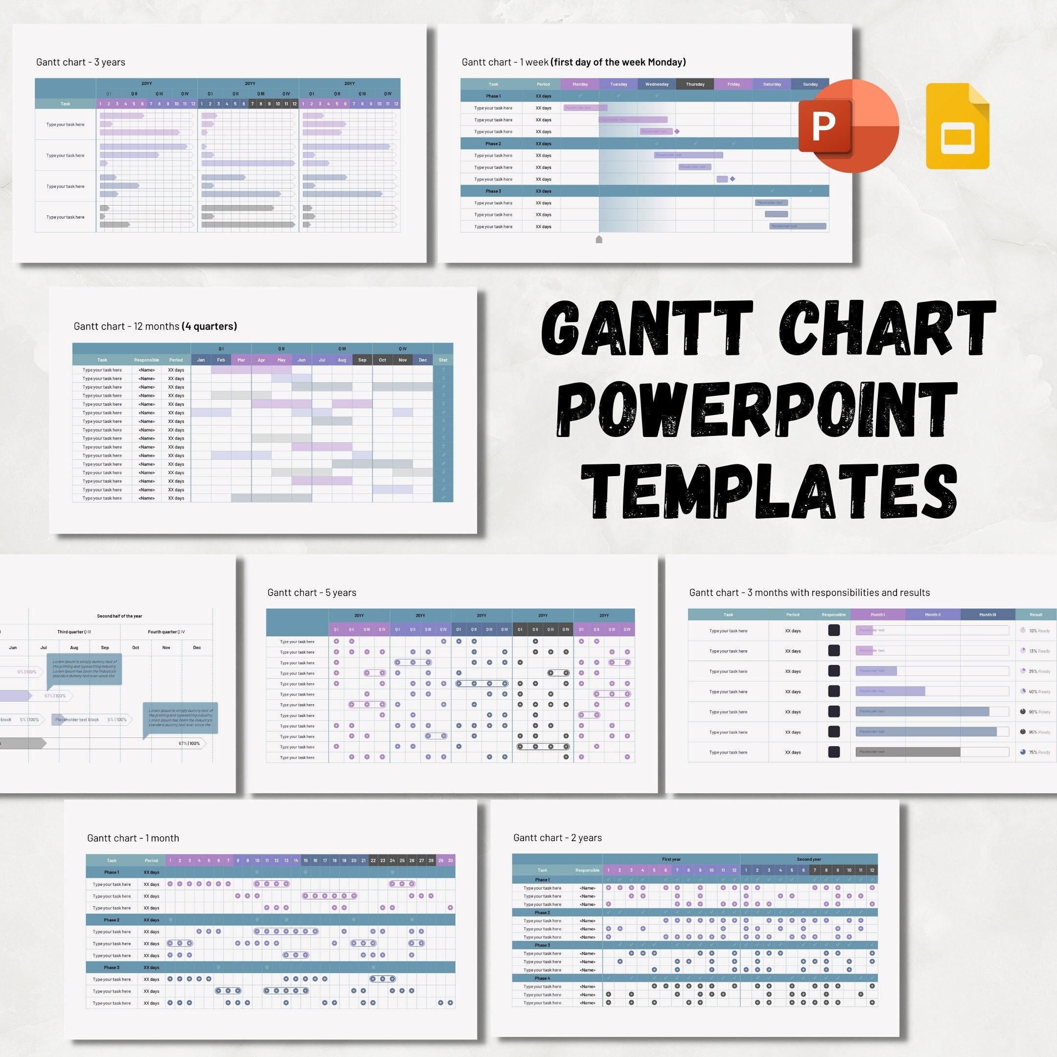 Event Gantt Chart Template