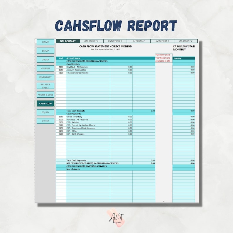 Business Accounting System Excel Template | Small Business Bookkeeping ...