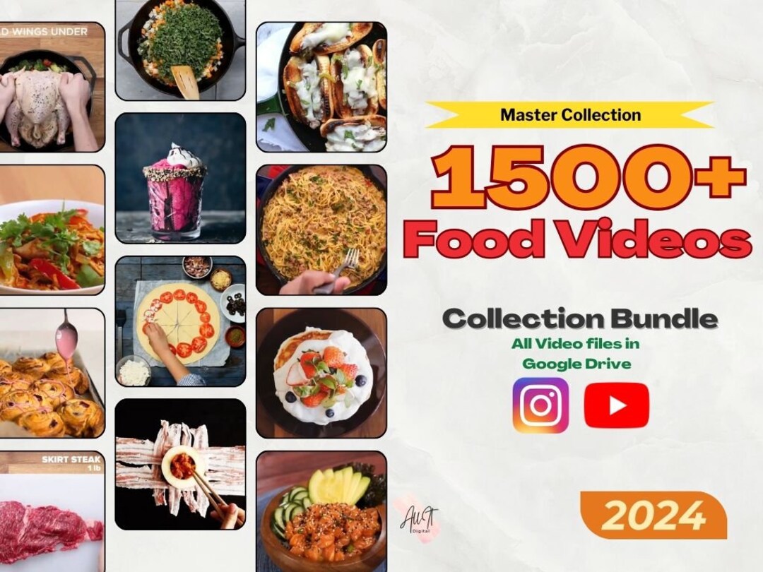 1500+ Food Videos | Cooking Reel Templates | Food Reels | Instagram ...