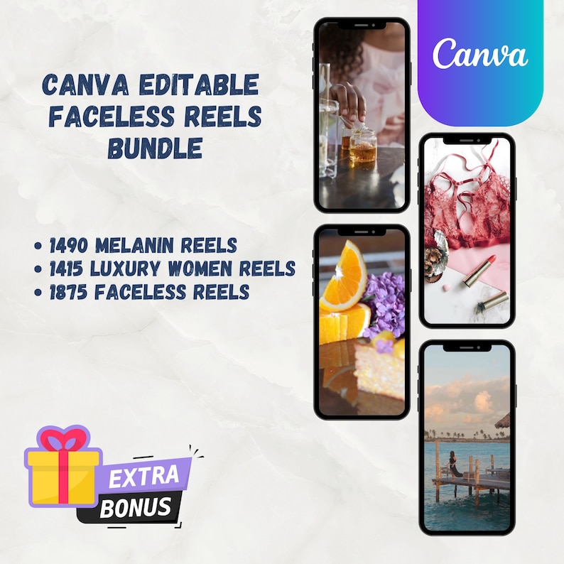 4700 Faceless Canva Video Collection | Canva Faceless Reels | Instagram ...